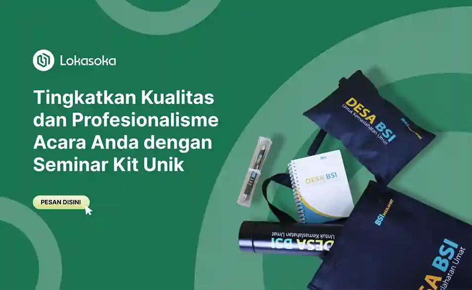 Vendor Merchandise kebutuhan Seminar dan Event Jakarta